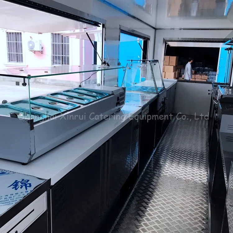 Mobile Food Trucks Cart Kitchen Refrigerator Freezer - Buy Food Truck ...
