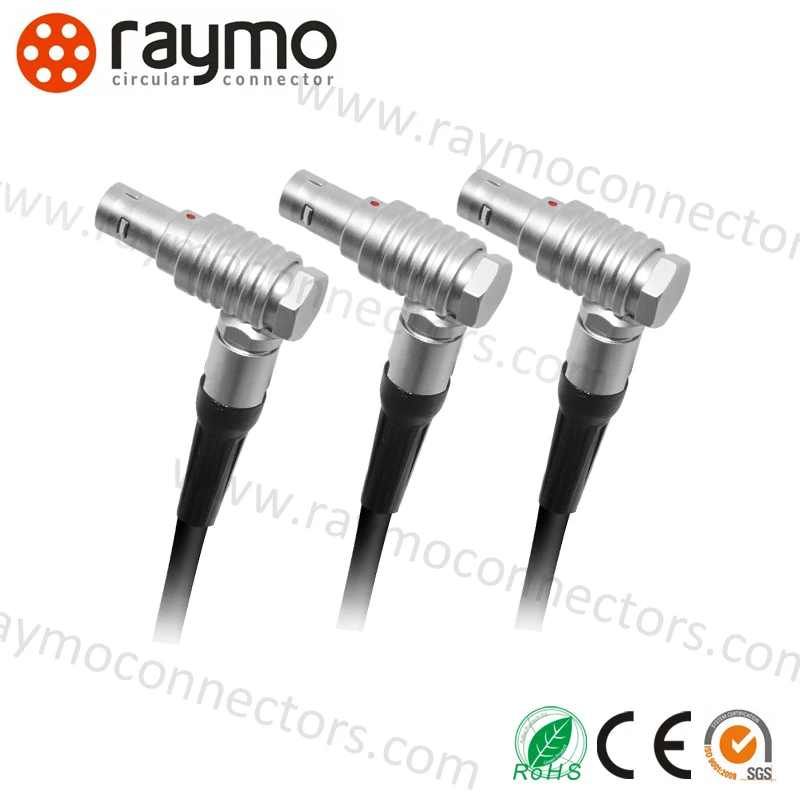 Raymo Connector FHG to D-tap 0B Pin Right Angle Male Mini Camera Plug ...