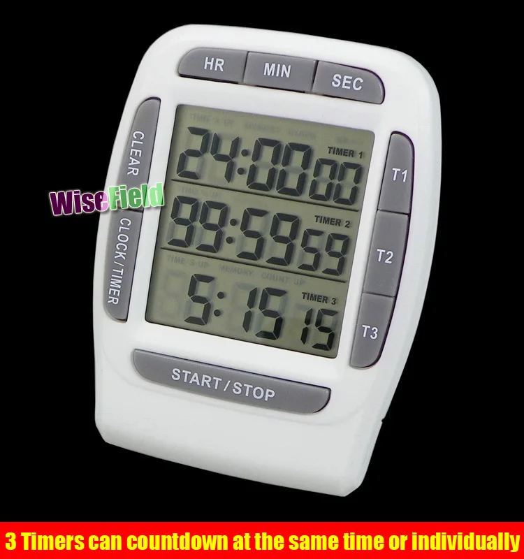 Digital Lcd Multi-channel Timer Countdown Laboratory 3 Channel Timers 99 Hours - Buy Timer ...