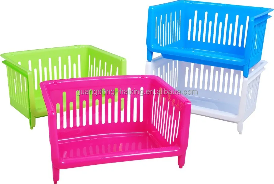 Haixing Plastic Stackable Storage Rack For Kitchen And Bathroom ...
