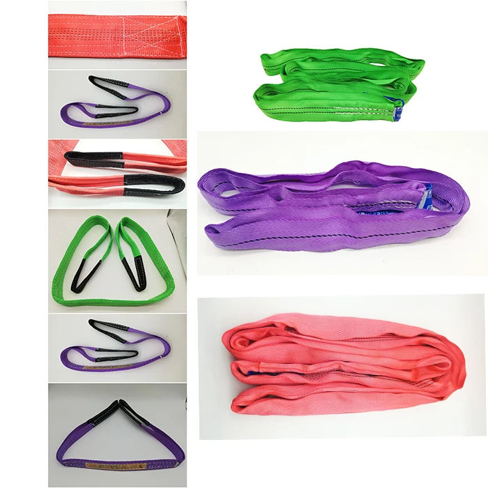 High Quality Rigging Sling Belt Sling Color Code Lifting Belt - Buy ...