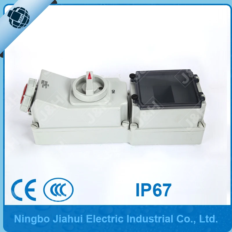 Ip67 Waterproof Socket European Socket With Duo Interlock And Din ...