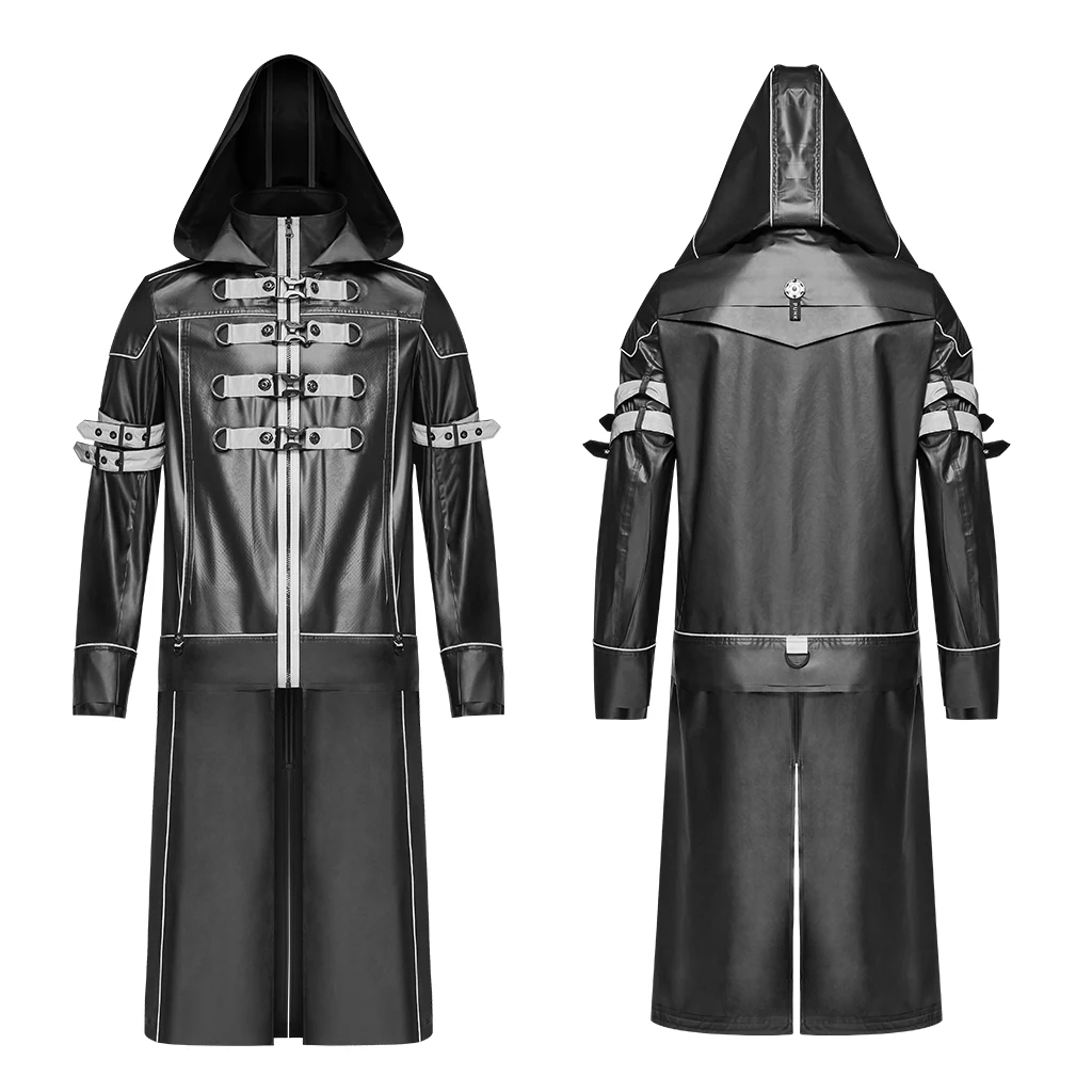 Wy-1114 Punkrave Futuristic Windproof Jacket Men Long Coat Trench Coat ...