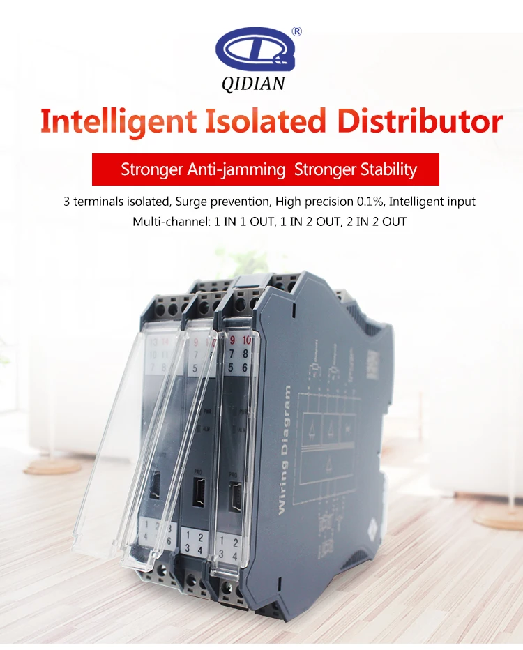 Galvanic Isolation Input 4-20ma 0-10v Signal Isolator Ce Analog Output Dc Converter - Buy Ground ...