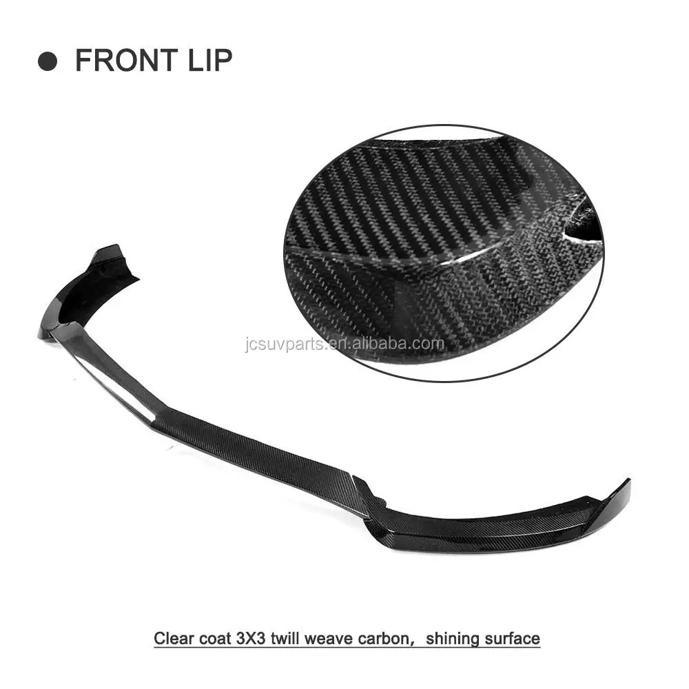 S500 S550 Carbon Fiber Front Bumper Lip Spoiler For Mercedes-benz S ...