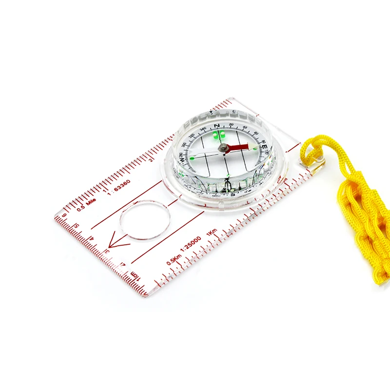 Acrylic Portable Baseplate Compass Scale Map Ruler Compass Buy Pocket Baseplate Map Compass