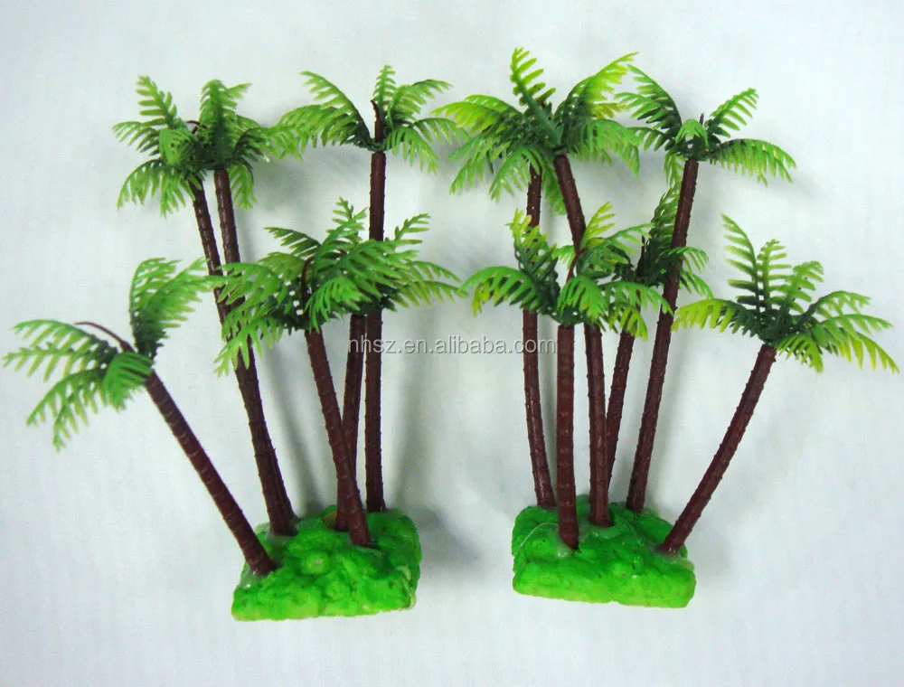 Decorative Artificial Plant - Mini Plastic Coconut Tree