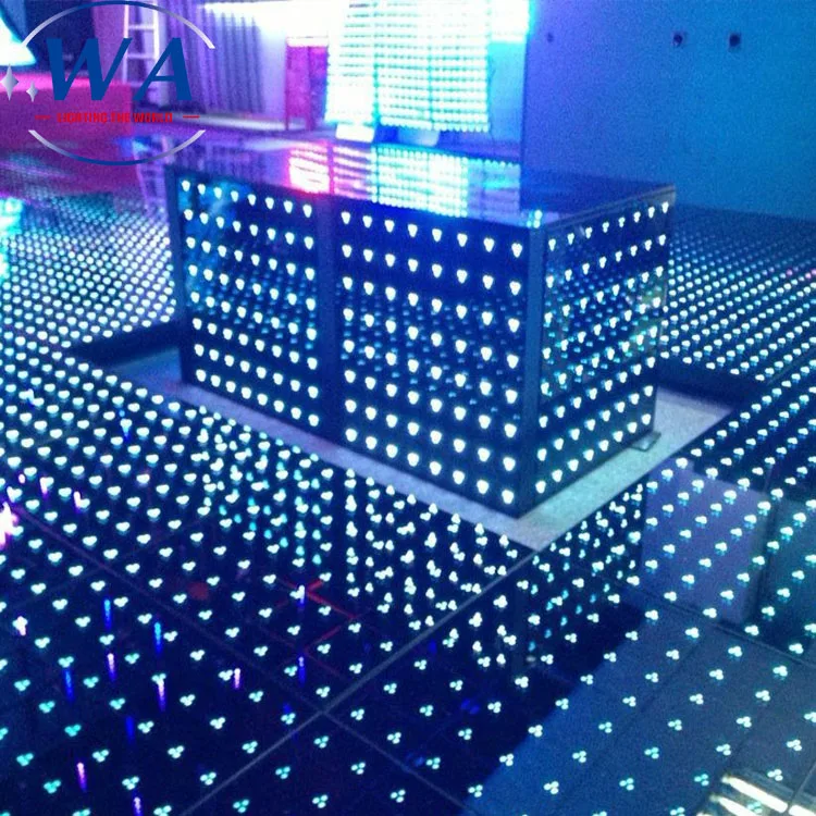 RGB Pixel LED Stage Lights - Interactive Lighted Flooring