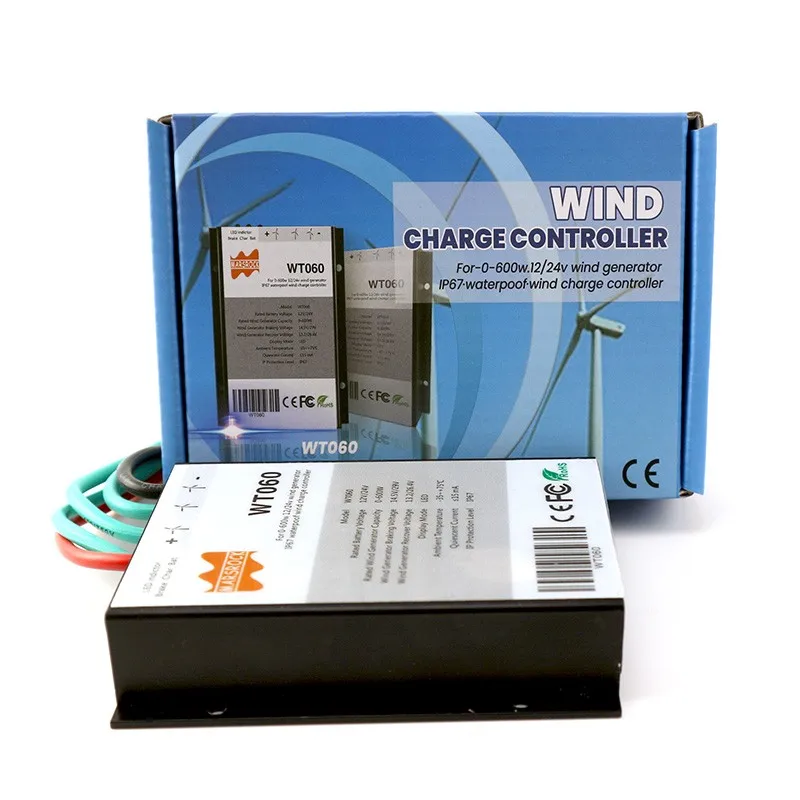 0-600w 12v Or 24v Waterproof Wind Controller For Wind Turbine Generator ...