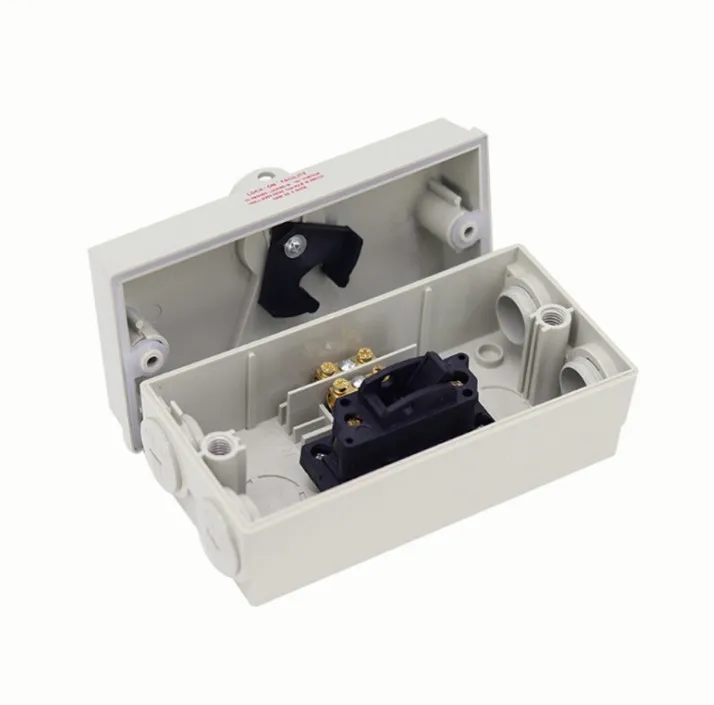 Clipsal Style Weatherproof 1 Pole 20A IP66 Isolator Switch