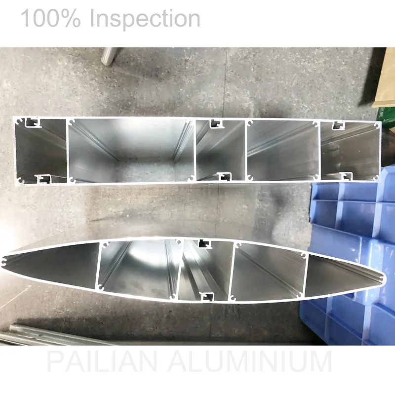 200mm, 300mm, 400mm Wide Aluminum Oval Airfoil Extrusions for Exterior ...