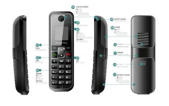 Alcatel Brand Cdma Cordless Phone Mf100p 800 Mhz 1900mhz - Buy Cdam ...