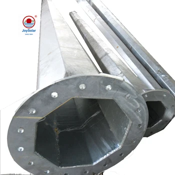 10m Hot Dip Galvanized Octagonal Steel Pole - Buy Galvanized Steel ...