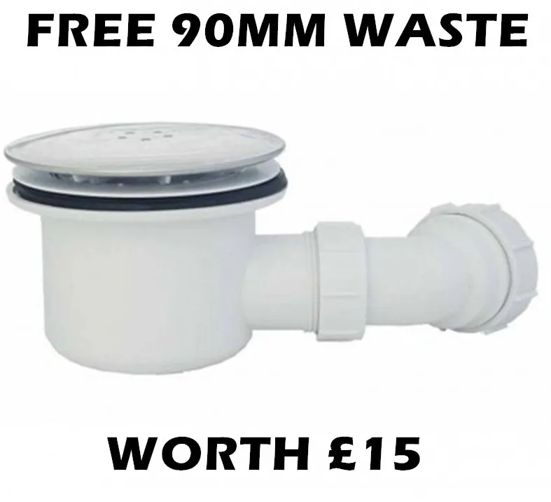 Hot Sale Chrome Plated 90mm Shower Drain Waste for Bathrooms