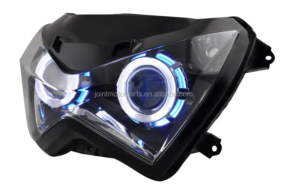 For Kawasaki Z250/z800 Xenon Hid Headlight Angel Eye Devil Eye ...