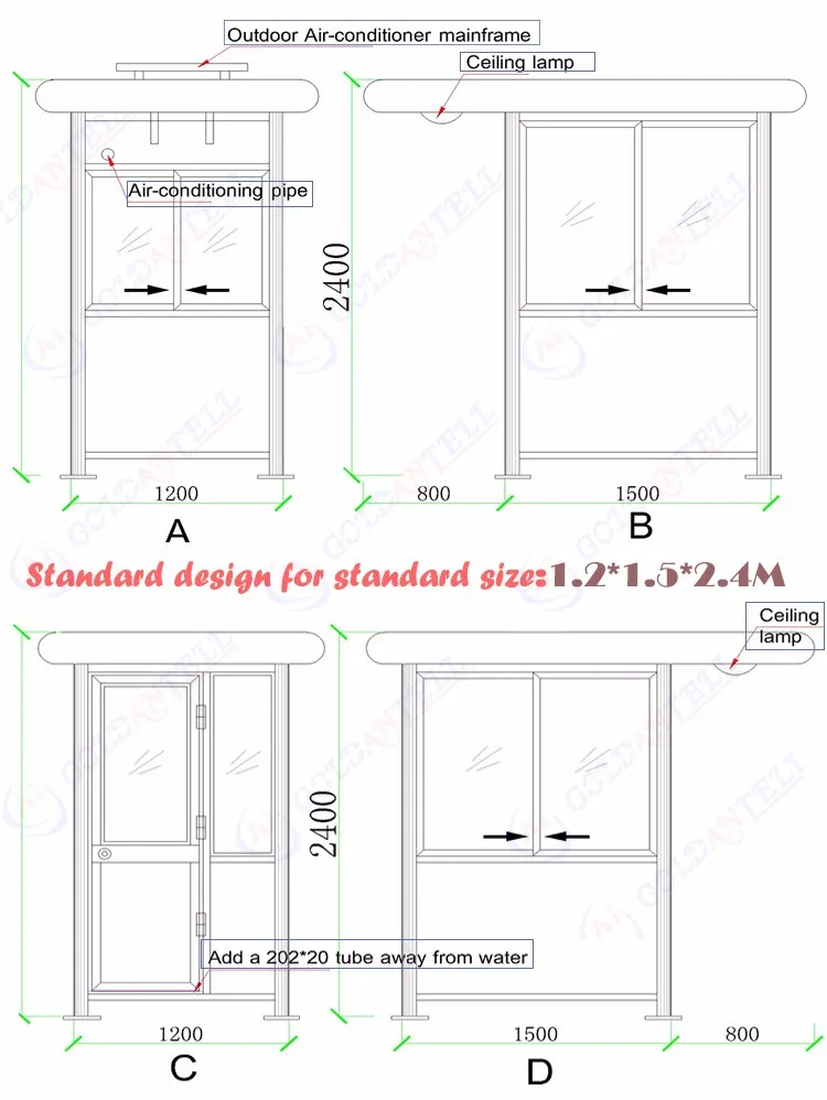 Innovative Assembly Design for Ticket Booths & Guard Boxes