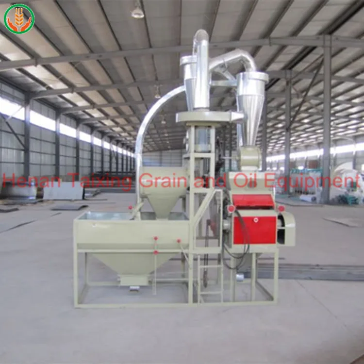 Mini 5-10ton Per Day Small Scale Maize Milling Machine / Maize Meal ...