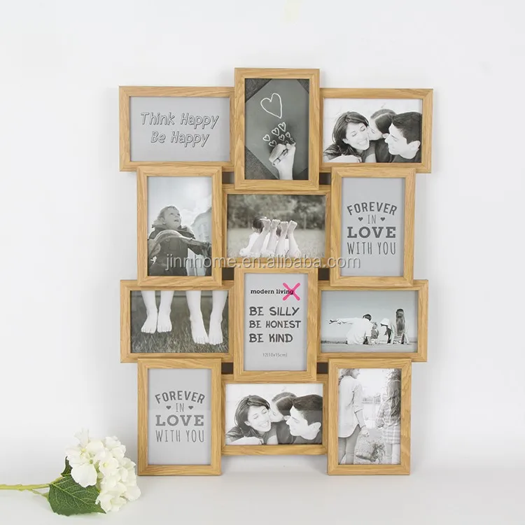 12 Opening Decorative Wall Hanging Collage Puzzle Picture Photo Frame 4 ...