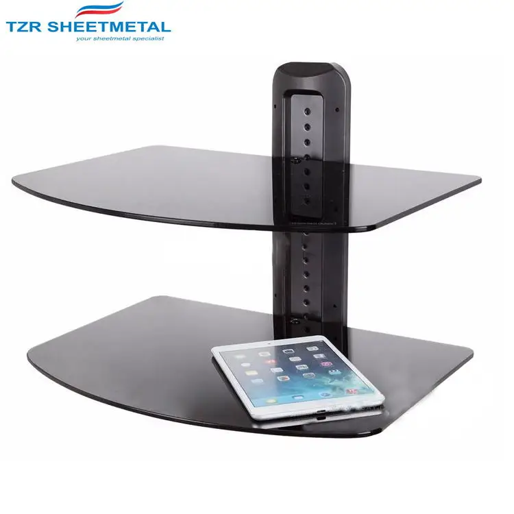 Best Selling 45 Degree Angle Bracket With Shelves Tv And Dvd Wall ...