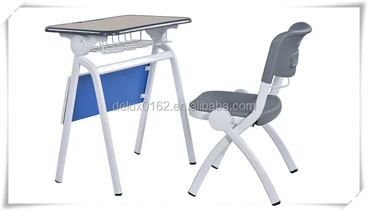 Newest Design Folding Top School Desk And Chair - Buy School Desk And ...