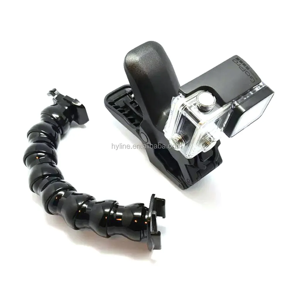 Adjustable Flexible Arm Flex Jaws Clamp Snake Universal Mount Go Pro ...