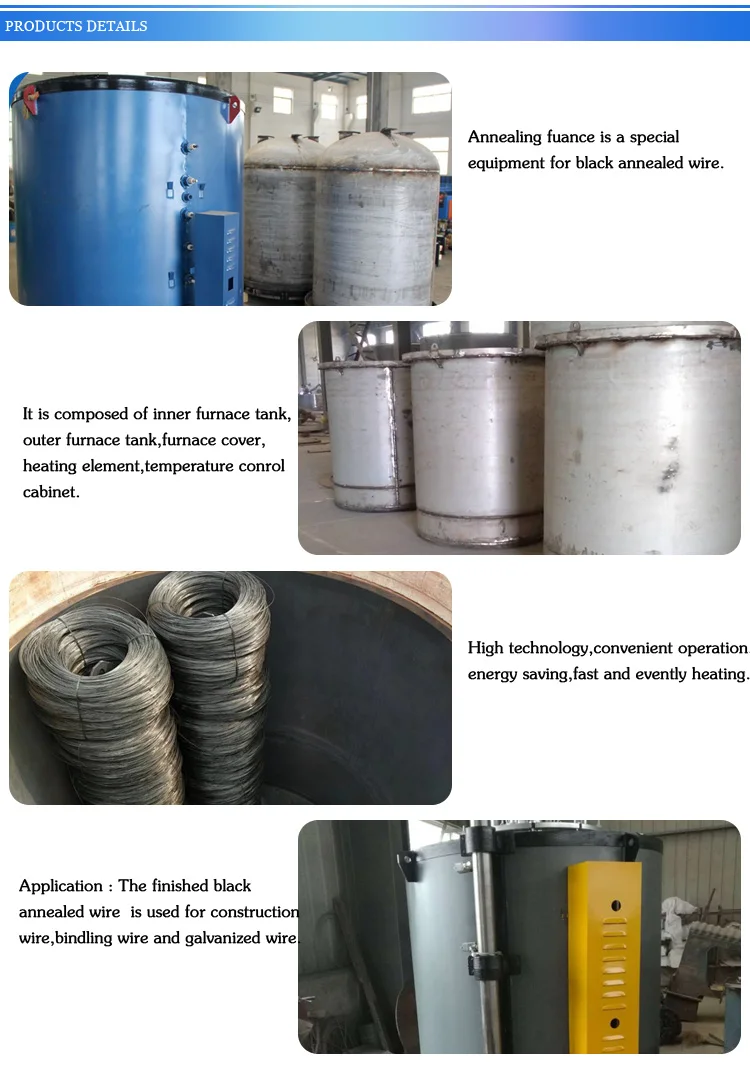 Black Wire Annealing Furnace With Electricity And Natural Gas - Buy ...