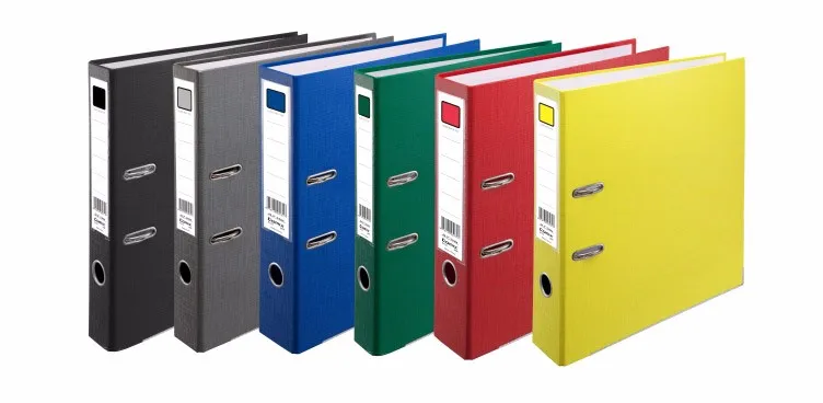 Standard Office A4 File Folders 3" Unfixed Pp Plastic Packets Lever ...