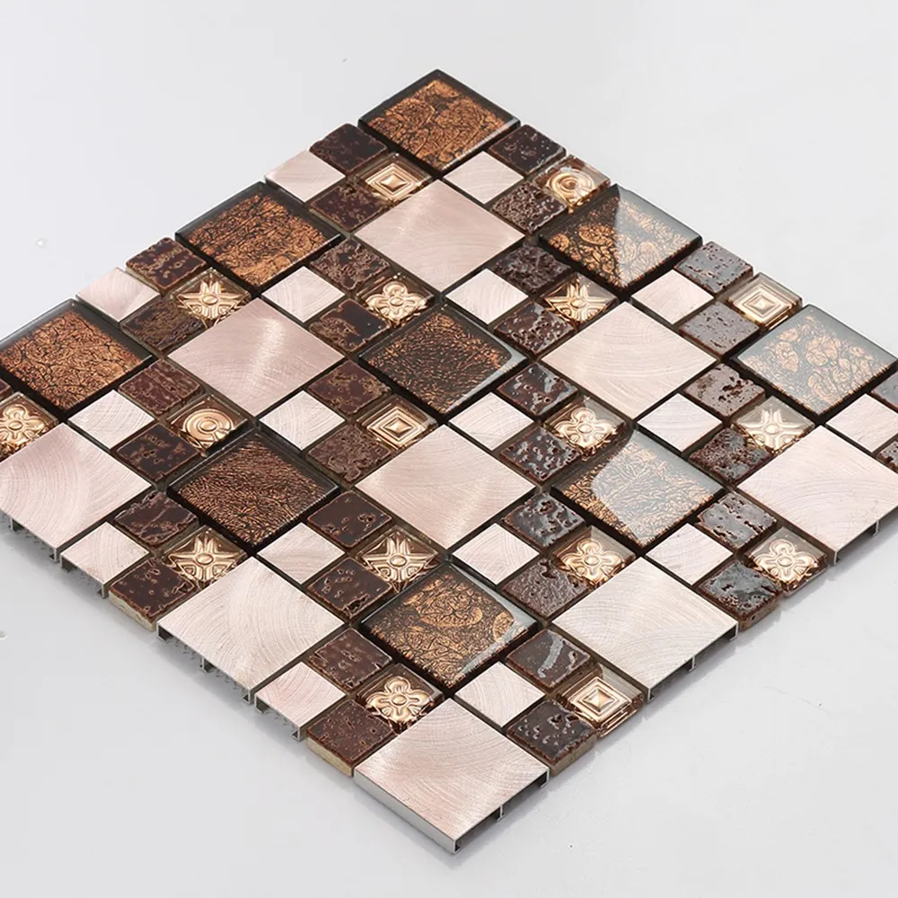 2018 Design 300x300 Acrylic Mosaic Laminate Wall Mosaic Tiles For ...