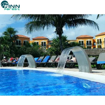 Stainless Steel 304 Swimming Pool Water Curtain Gardening Outdoor Water ...
