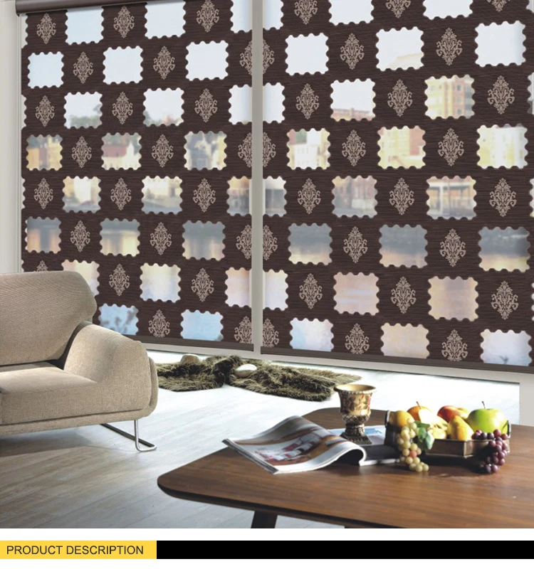 Persian Blinds Curtain Canvas Sun Shade Jalousie Shutter Print Zebra ...