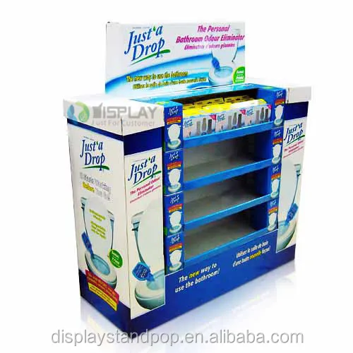 Waterproof Corrugated Cardboard Corflute Showing Stand For New Books ...