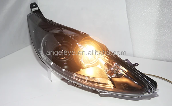 Led Strip Headlight With Bi Xenon Projector Lens 2009-2013 Year Sn For ...