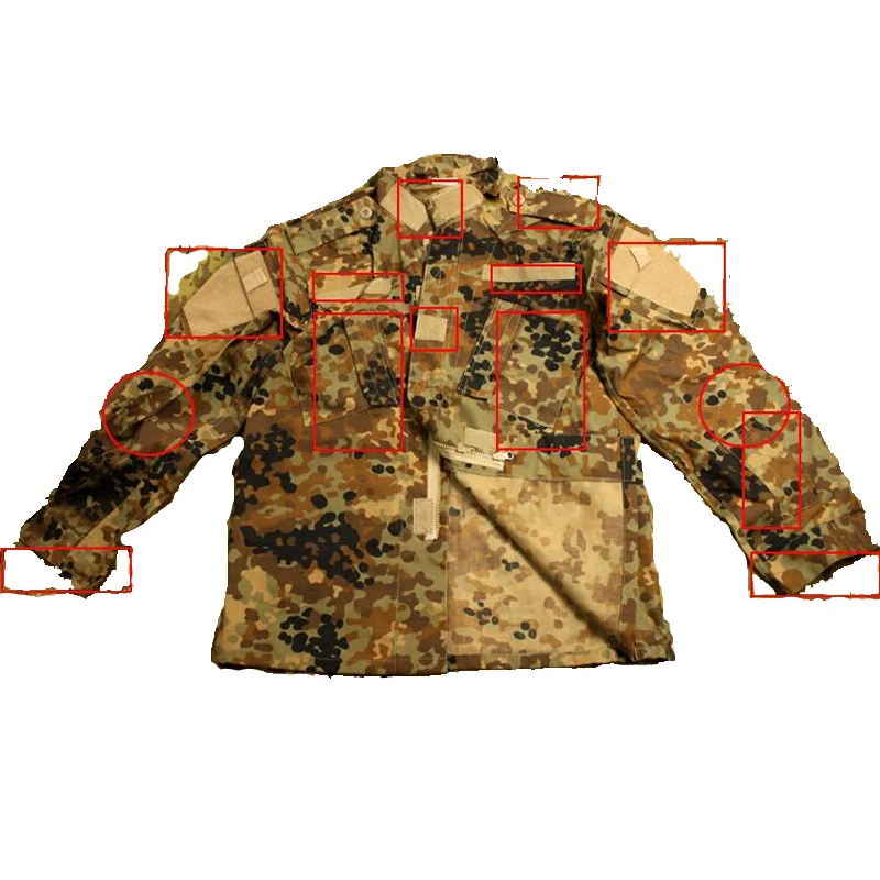 Custom Flecktarn German Desert Camouflage ACU Uniforms