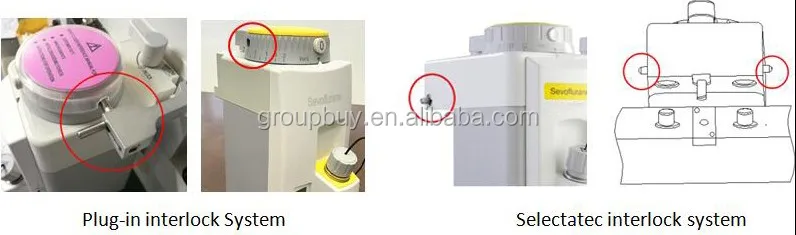 Selectatec Compatible Cagemount Sevoflurane Vaporizer