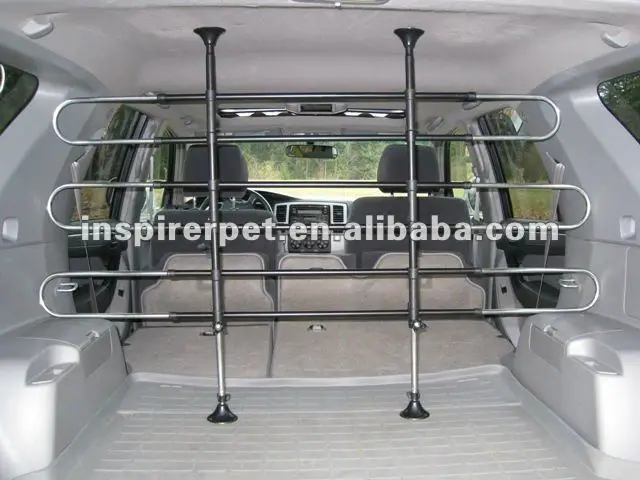 Tubular Dog Guard 3 BAR Design - Adjustable Pet Vehicle Barrier