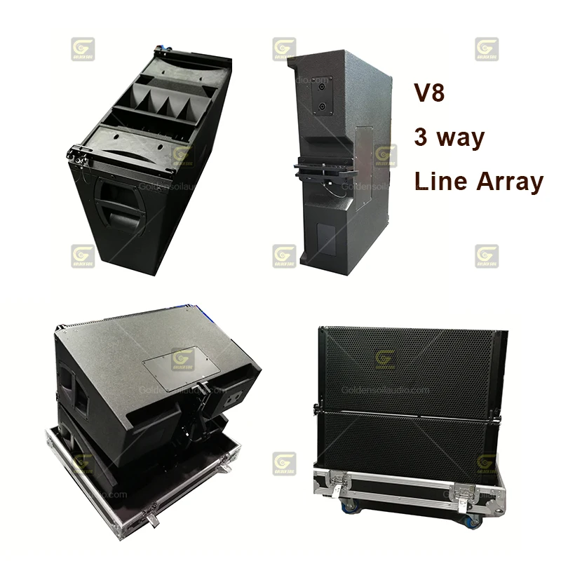 D&b V8 Double 10 Inch 3 Way Line Array Speaker Passive Loudspeaker ...