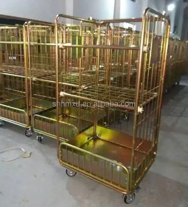 Steel Laundry Cage Cart - Buy Laundry Cage,Plastic Laundry Cage,Laundry ...