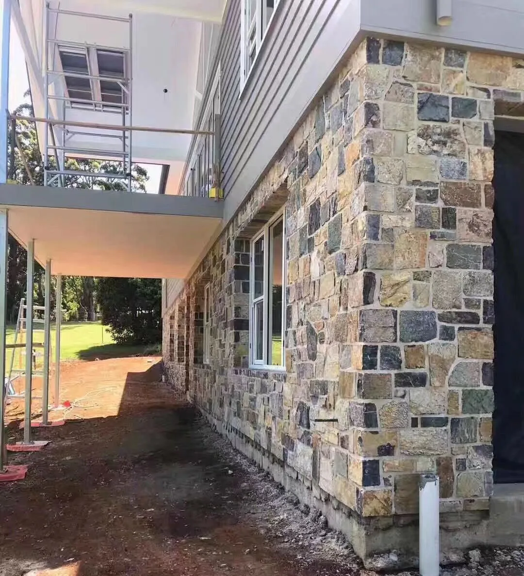 Outdoor Wall Decorative Natural Stone Rock Finish Stacked Ledge Stone