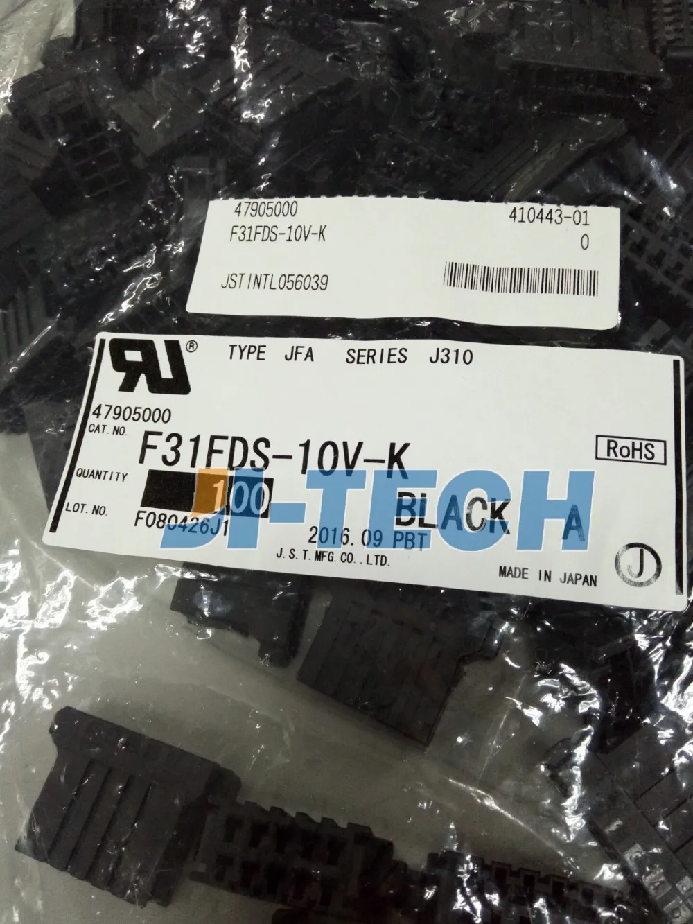 Jst 3.81mm Pitch J300 Series Connector F31fds-10v-k Jfa Wire To Board And Wire To Wire 10 Pin ...