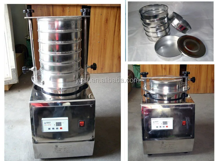 Lab Use Stainless Steel Vibratory Wet Sieve Shaker