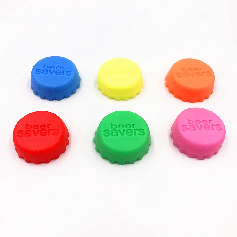 Custom Silicone Used Beer Saver Reusable Silicone Bottle Cap - Buy ...