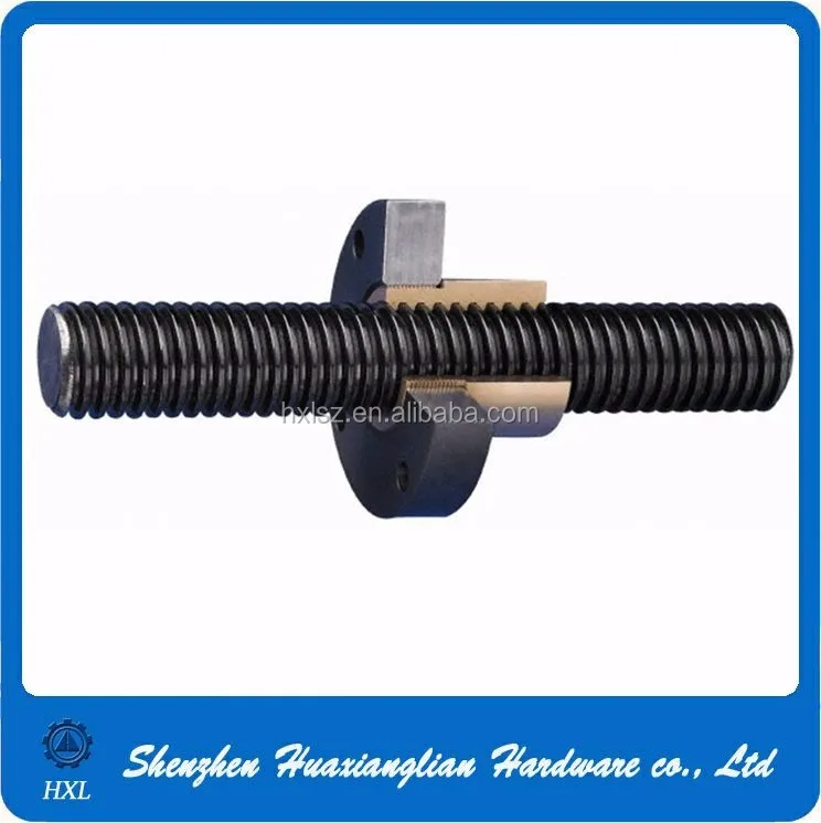 High Tensile Black Anodized Aluminum Acme Threaded Rod With Factory ...