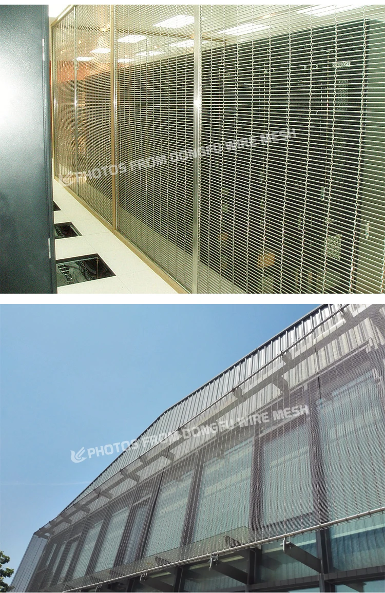 Dongfu Metal Wire Mesh Facade Cladding - Architectural Panels