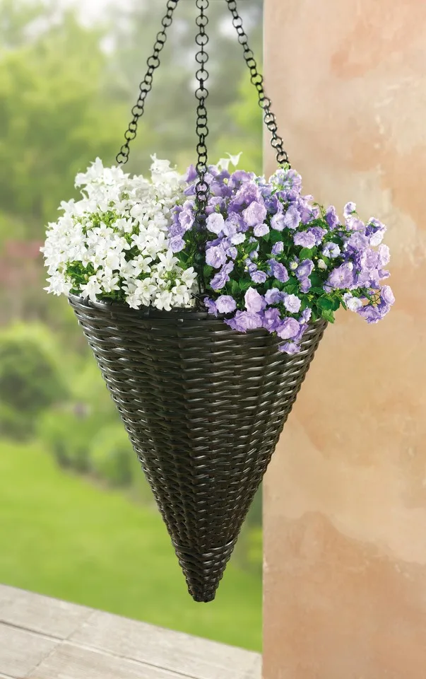 Garden Plants Tool Cone Shape Plastic Hanging Baskets - Buy Cone Shape ...