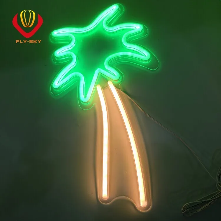 Coconut Palm Tree Neon Signs Led Neon Lights With Battery Powered/usb ...
