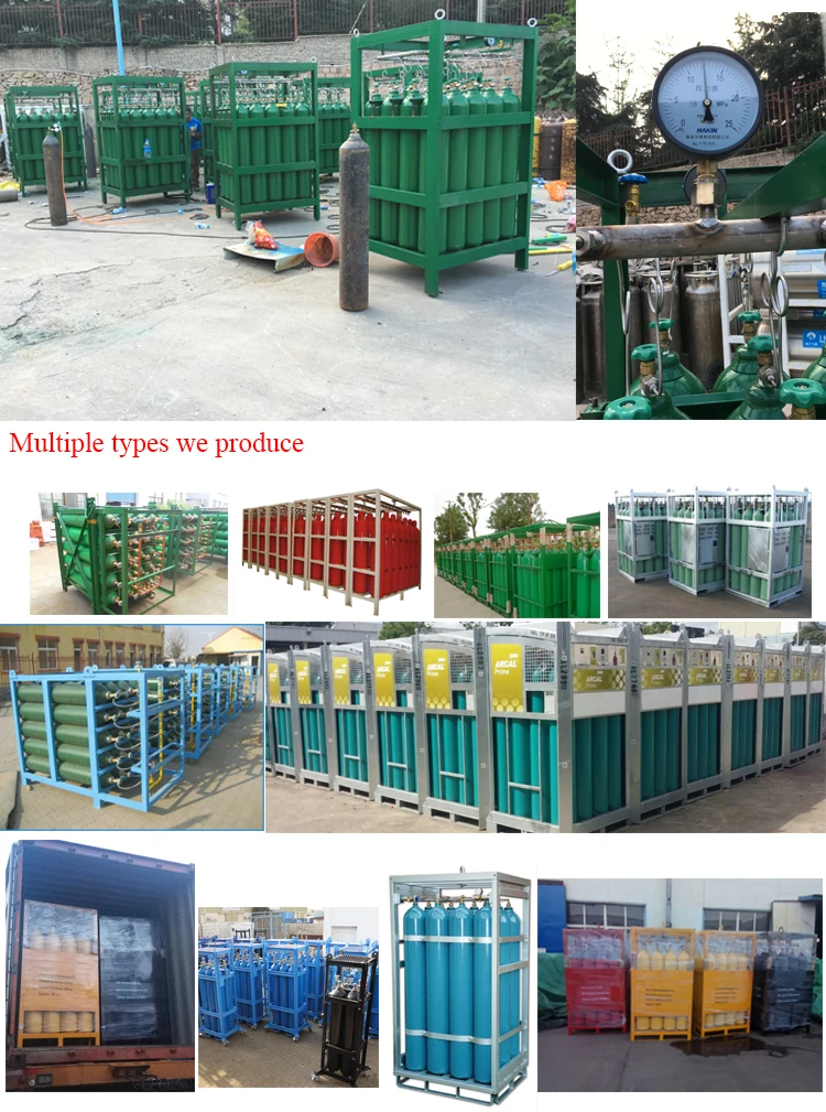 Oxygen Argon Co2 Gas Cylinder Bundle Nitrogen Bundle - Buy Gas Cylinder ...