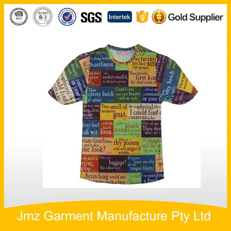 Jmz All Over Printing Design T Shirt Words Design Men T Shirts - Buy ...