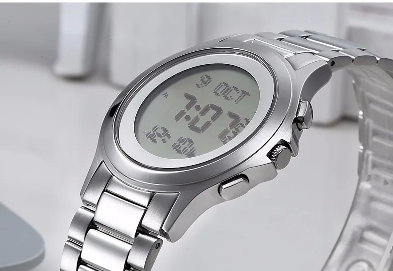 Muslim World Pray Time Watch With Qibla Compass Direction Azan Islamic ...
