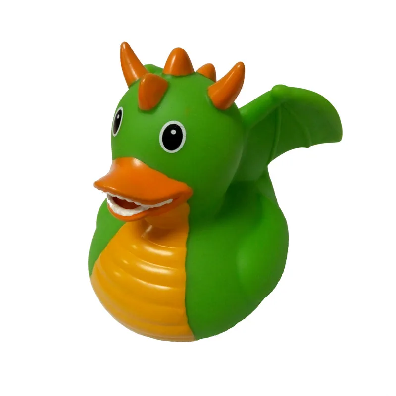Custom Funny Dragon Floating Duck Dragon Rubber Pvc Bath Ducks Toys For ...