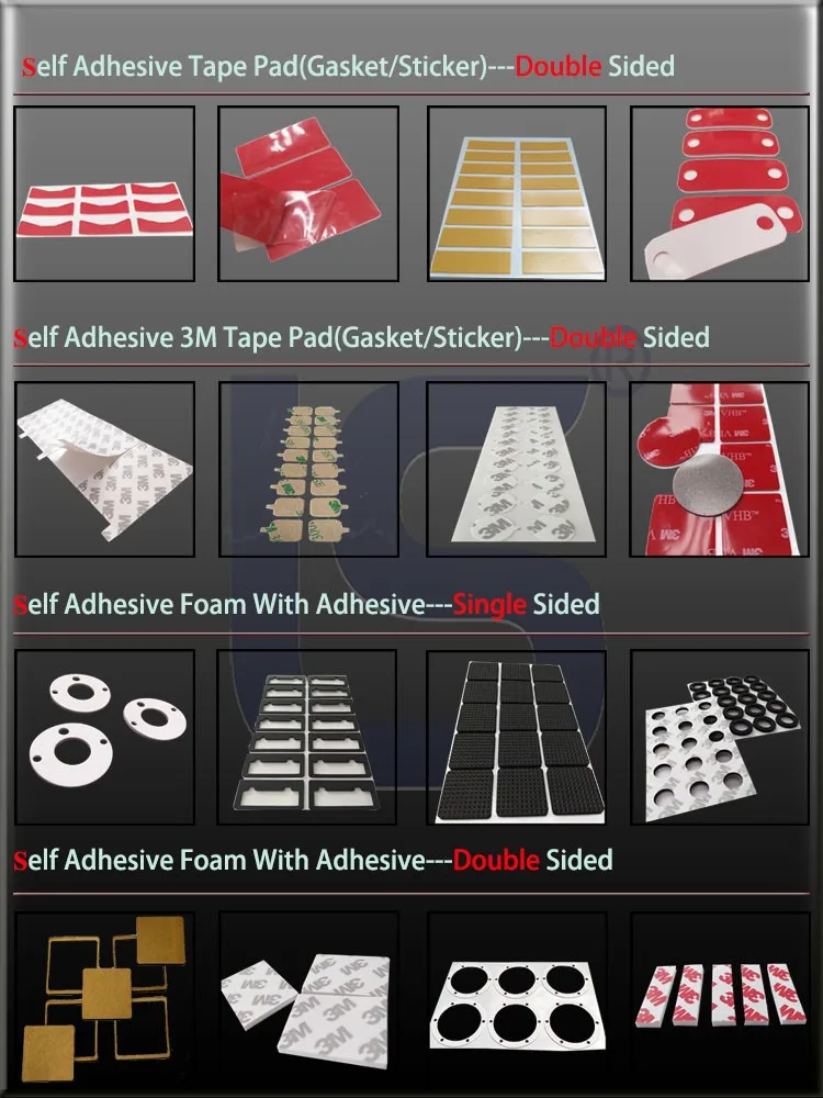 Eva/rubber Foam/pe Foam Self Adhesive Foam Padding - Buy Double Coated ...